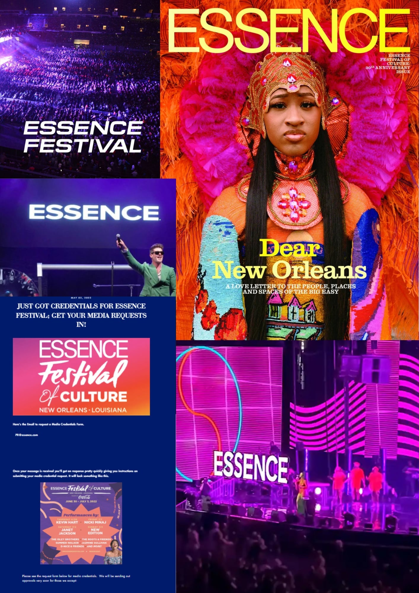 Celebrating ESSENCE Music Festival: Stylists Suite Compilation of Icon ...