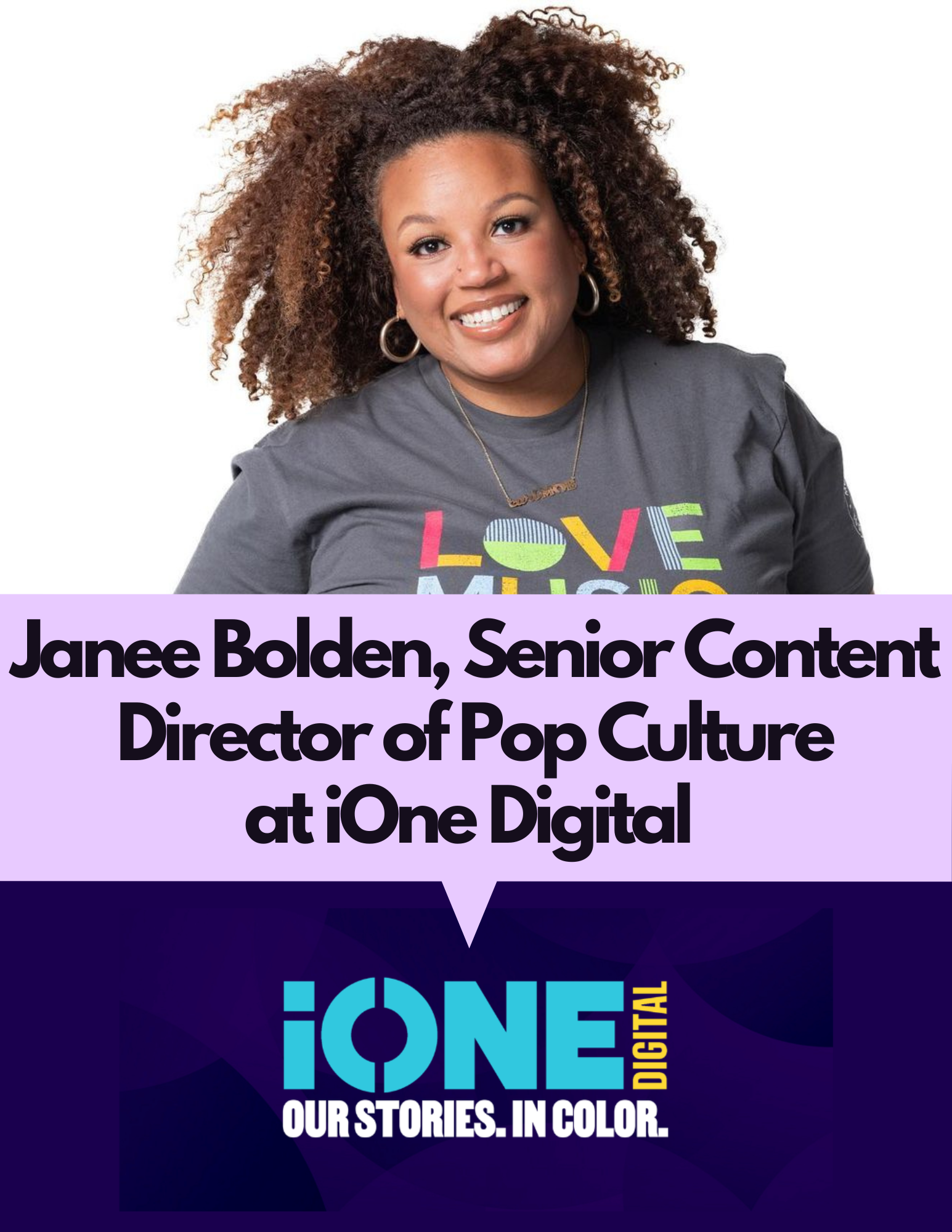Honoring Janee Bolden, Senior Content Director, Pop Culture of BOSSIP – Darralynn Hutson's ...