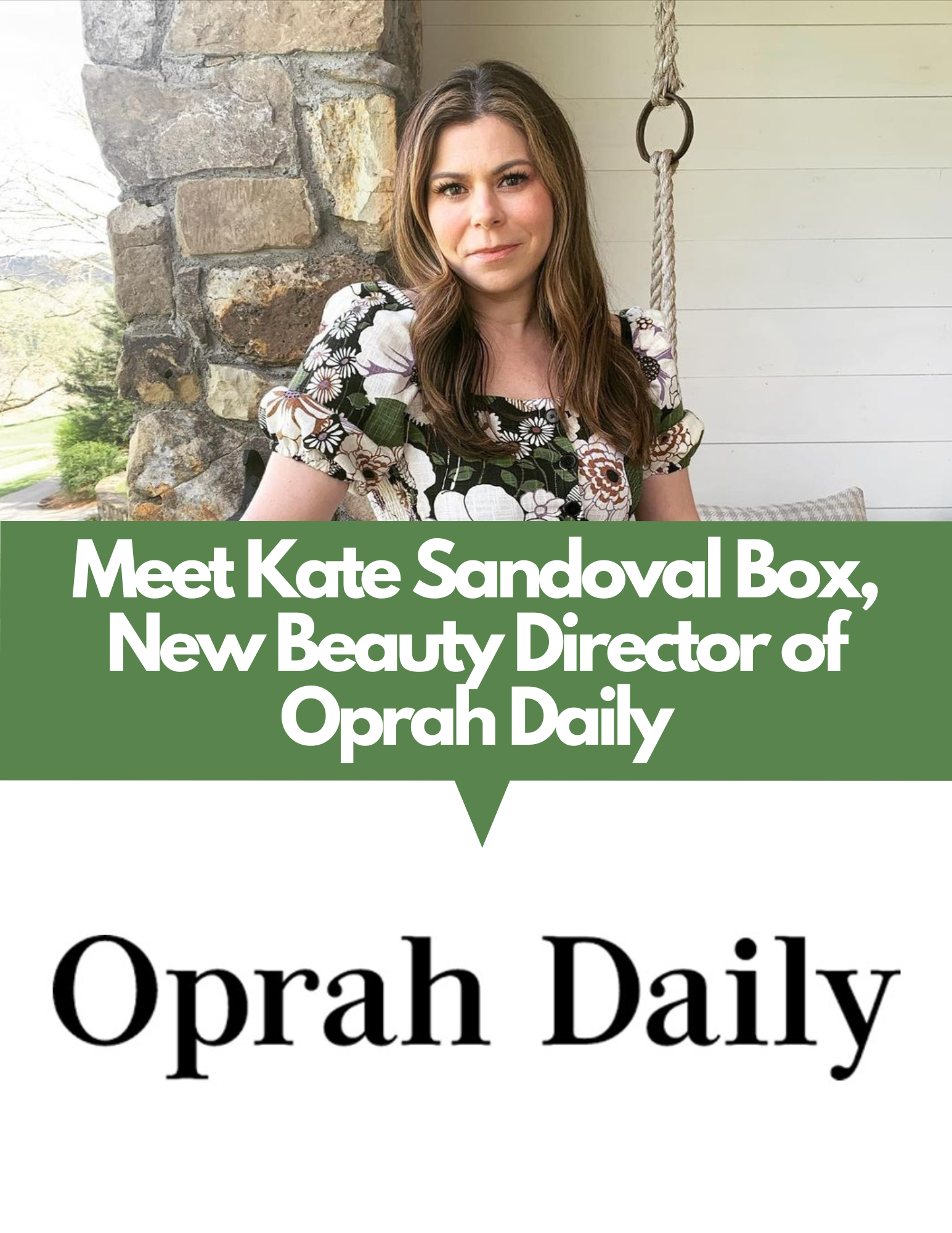 Introducing New Beauty Director of Oprah Daily, Kate Sandoval Box ...